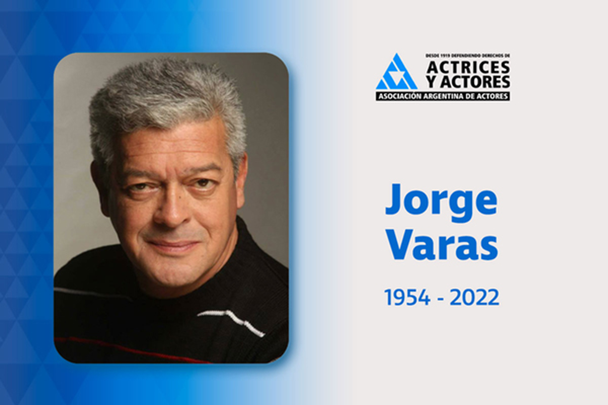 A los 68 años, murió el actor Jorge Varas