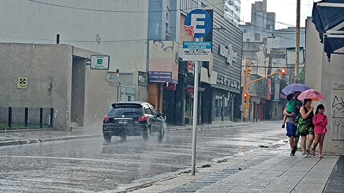 Un domingo loco: casi 40°, tormenta, algo de alivio, más calor y lluvia