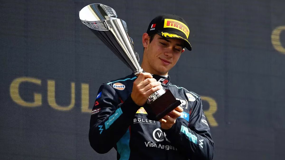 Podio de Franco Colapinto en la carrera Sprint de Baréin
