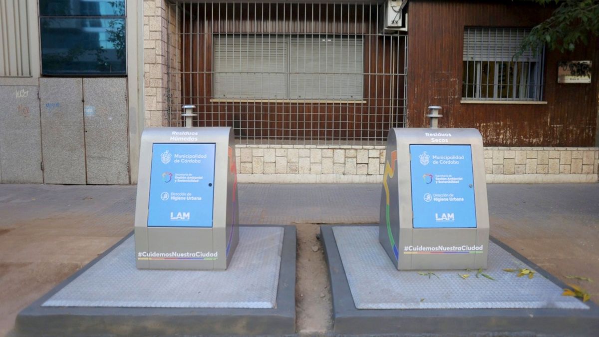 Cómo es el sistema de contenedores subterráneos que funciona en Córdoba