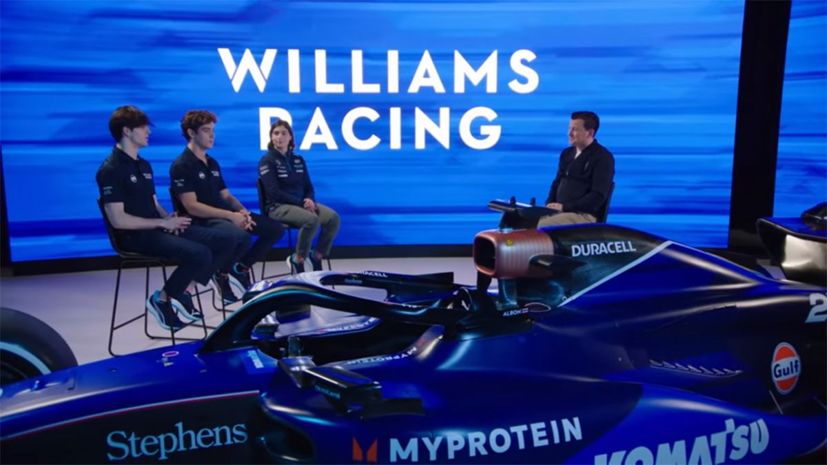 Franco Colapinto participó de la presentación del nuevo Williams para ...