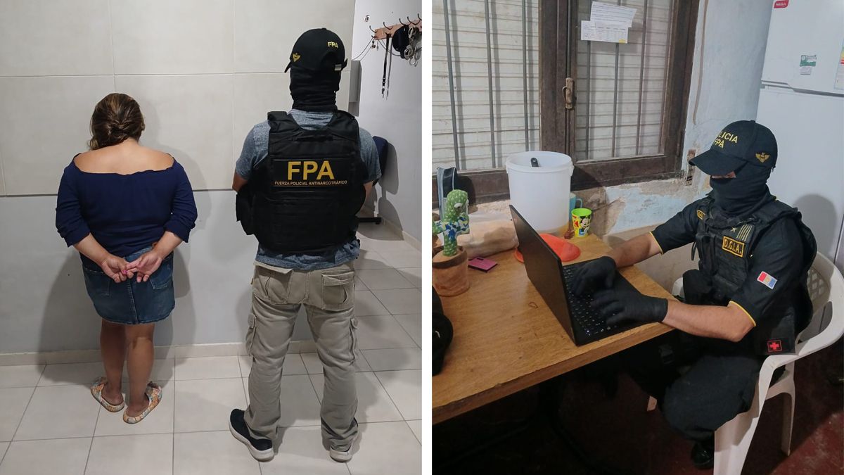 Detienen en Serrano a una ciudadana peruana que recibía la droga por encomiendas