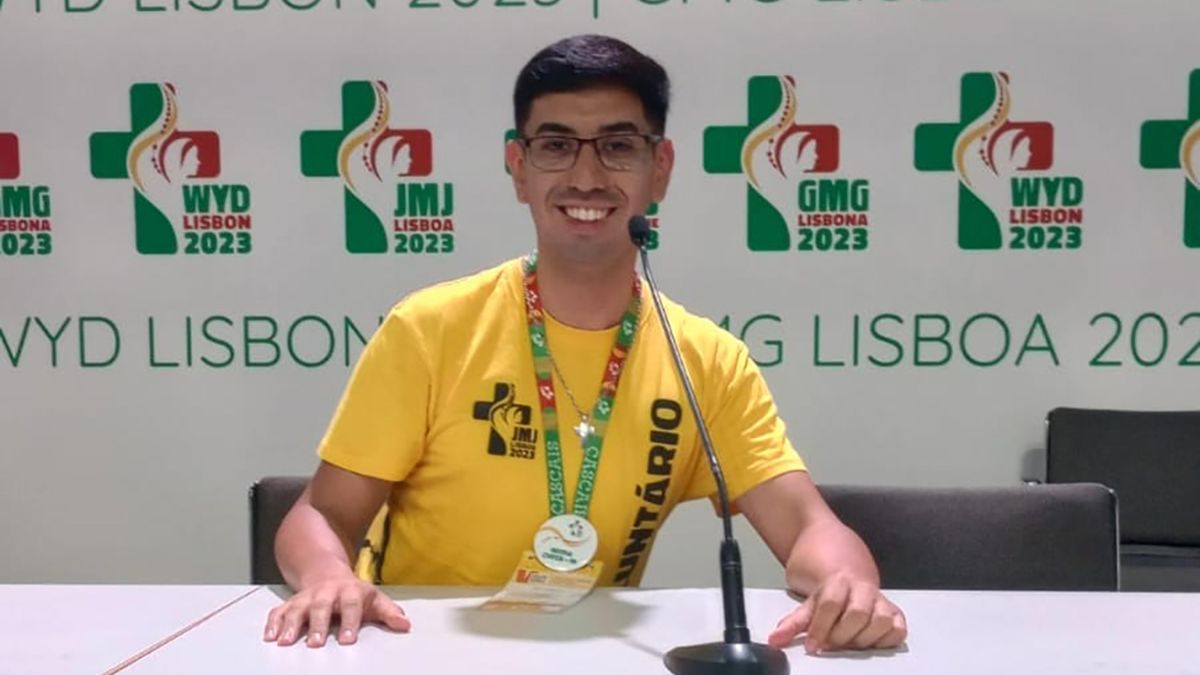 Bruno Baldocchi, uno de los 25.000 voluntarios de la JMJ Lisboa 2023