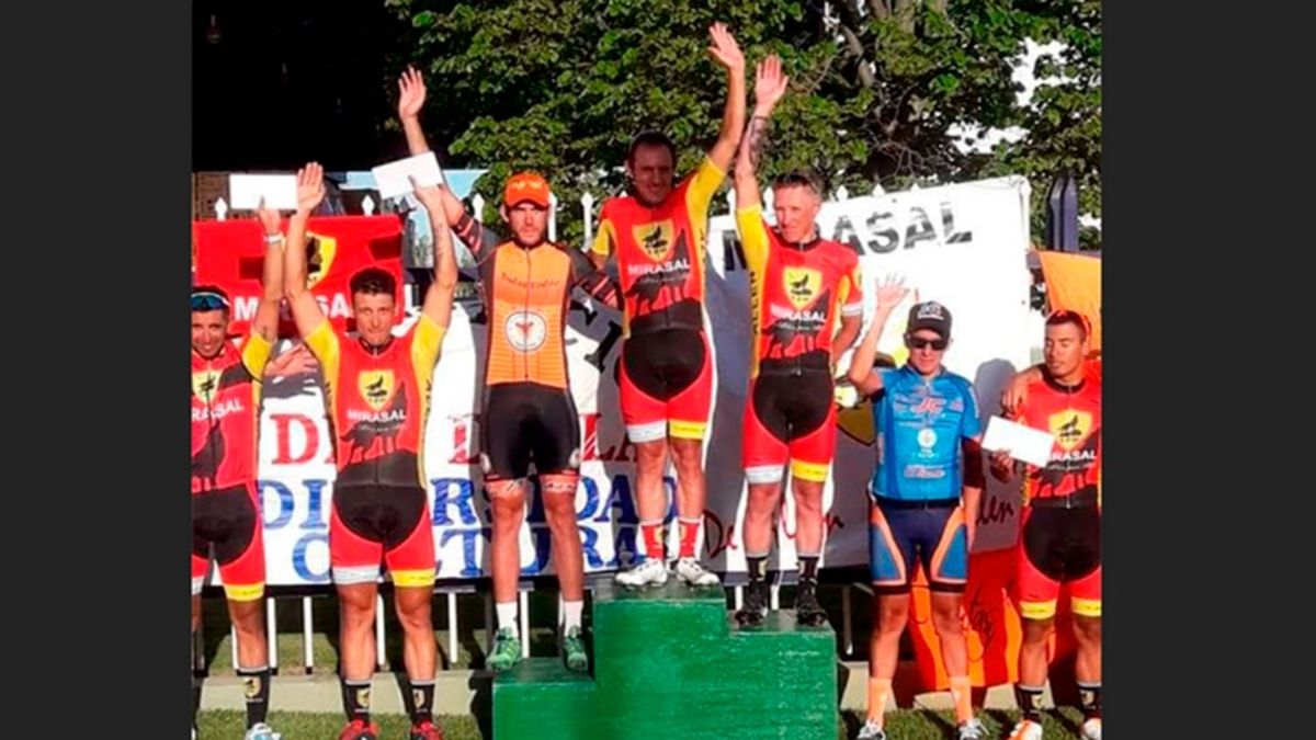 Matías Lisa se subió al tercer escalón del podio en Allen