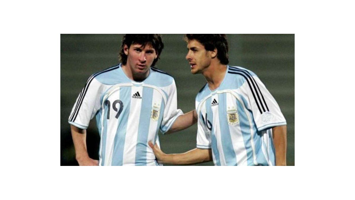 La idolatría de Messi por Aimar