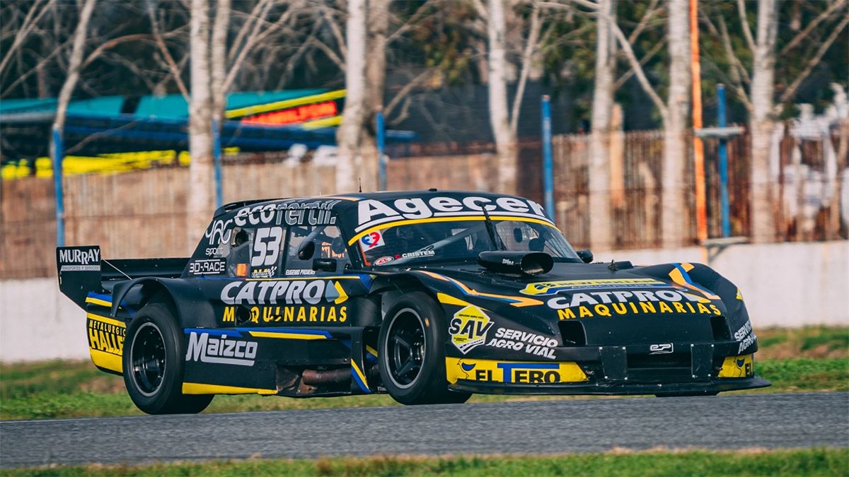 Eugenio Provens finalizó tercero en la primera serie del TC Pista Mouras en La Plata