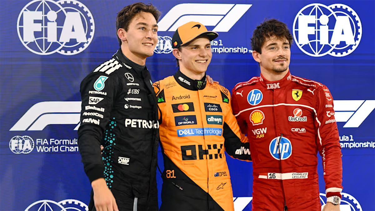 Oscar Piastri voló en la noche de Bahréin para marcar la pole position ...