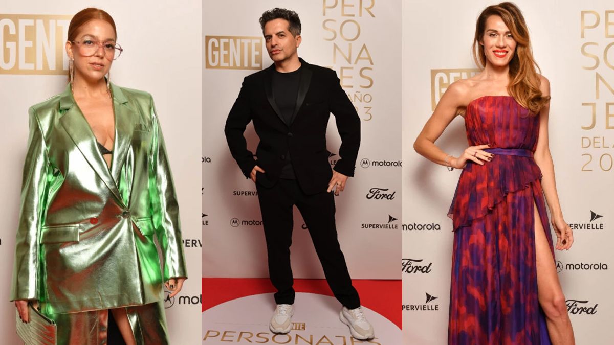 Los looks de los famosos para Los Personajes del año de la revista Gente