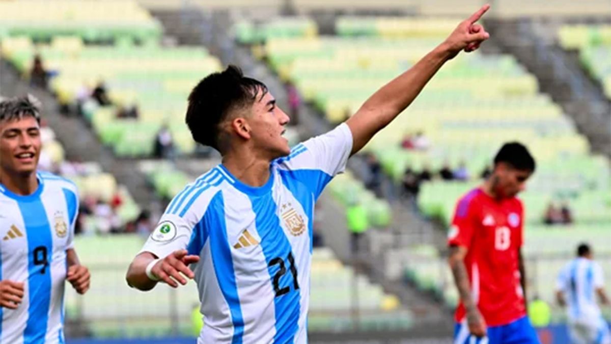 La Selección Argentina Sub 20 le ganó a Chile en el inicio del ...