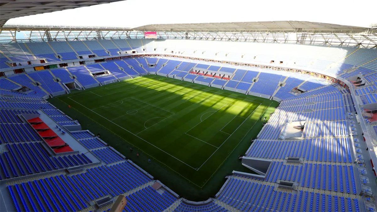 Estadio 974, la primera cancha desmontable del mundo
