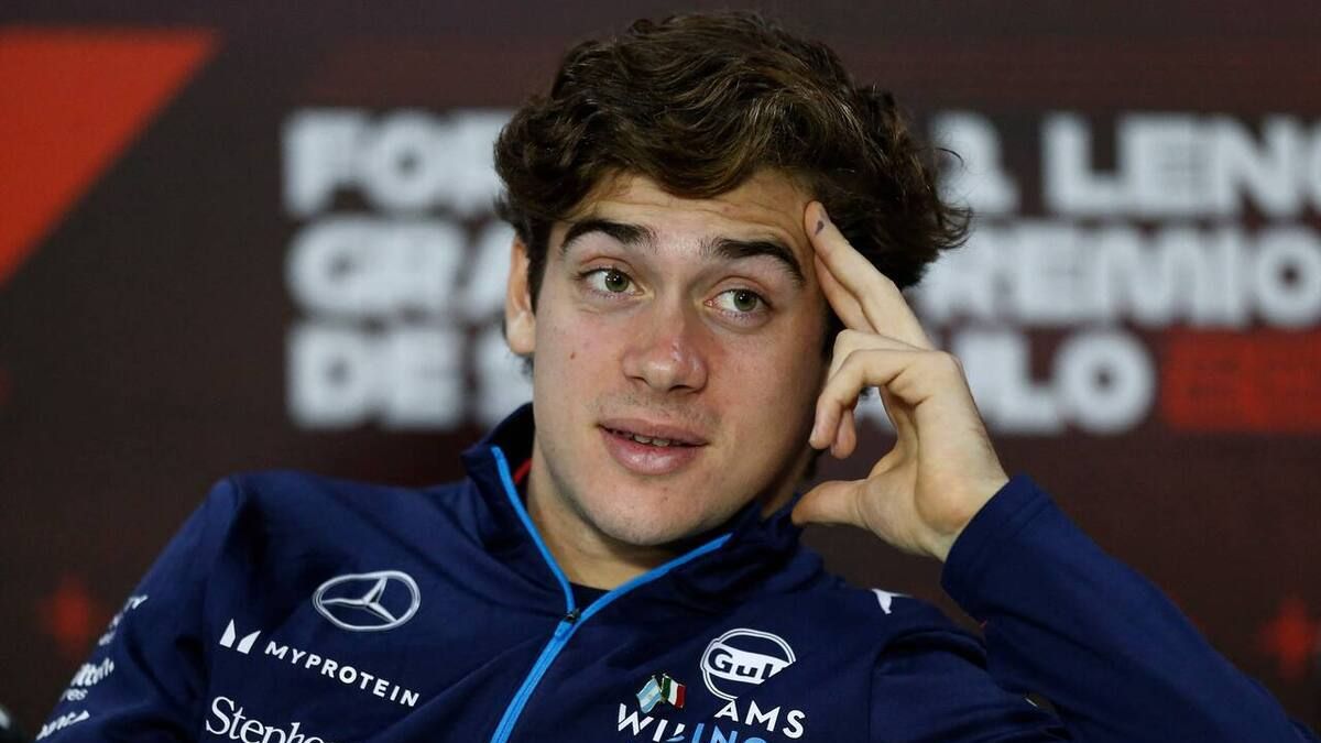 Franco Colapinto alcanzó la velocidad punta mas alta de la Fórmula 1