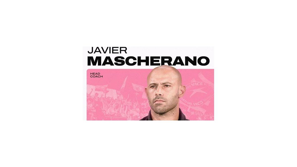 Mascherano fue presentado oficialmente como DT del Inter Miami