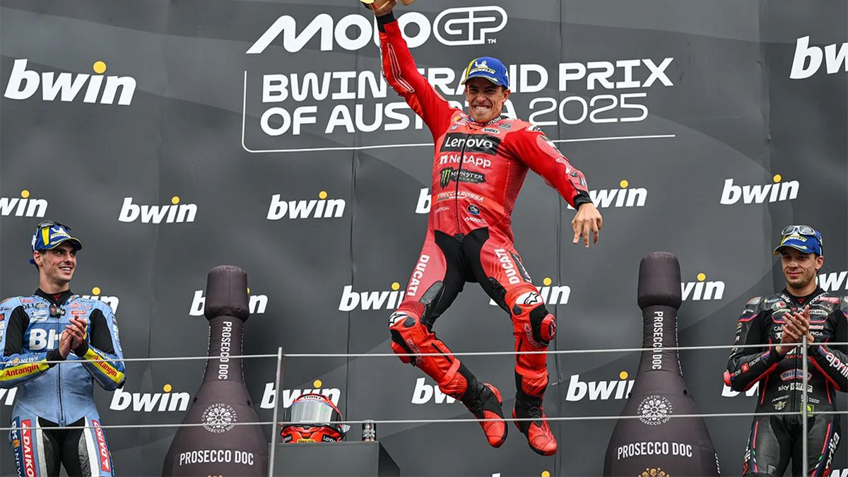 Marc Márquez ganó por primera vez en el Red Bull Ring en MotoGP