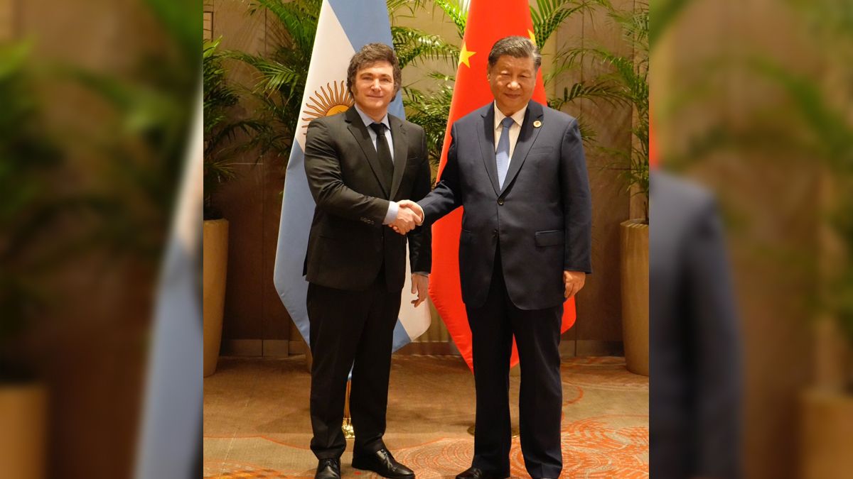 Milei tuvo su primer encuentro con su colega chino para estrechar lazos