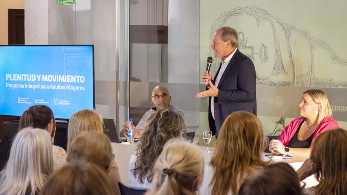 Presentaron un inédito Programa Integral para Adultos Mayores
