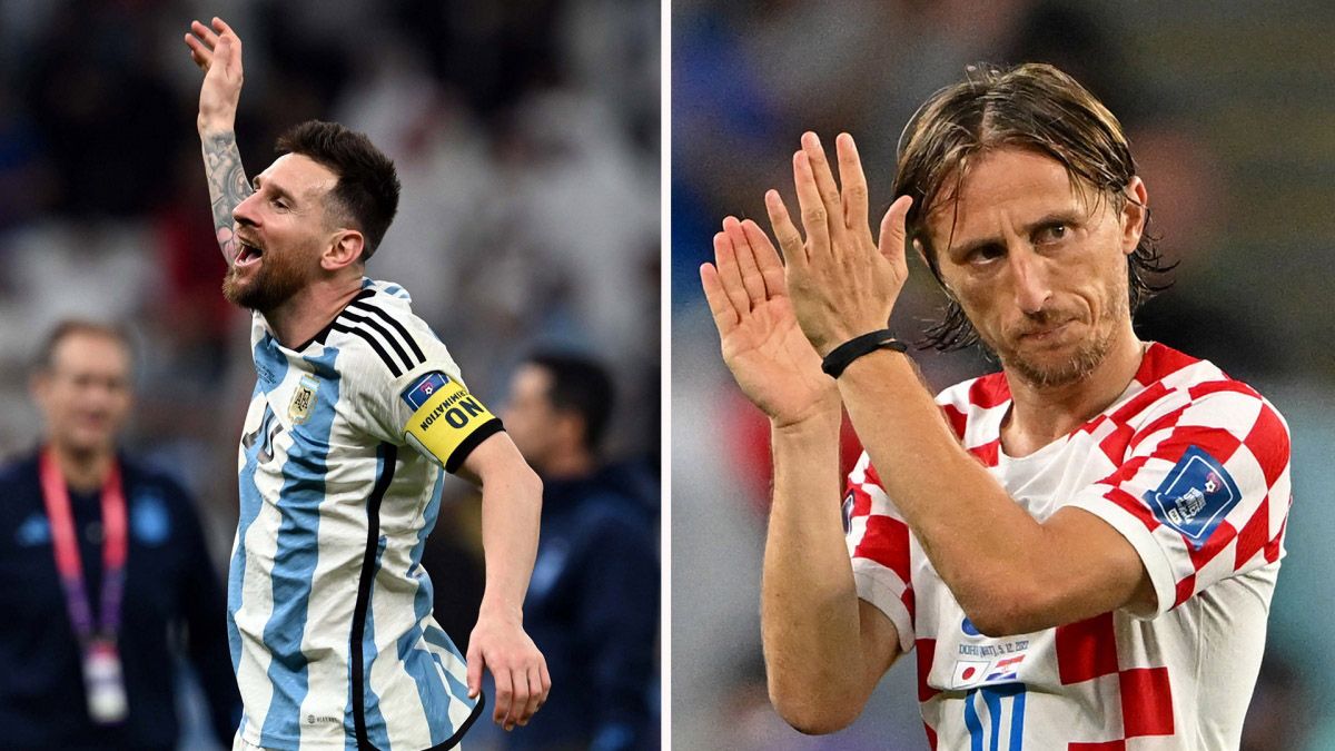 Messi-Modric, una pulseada por el objetivo que los desvela