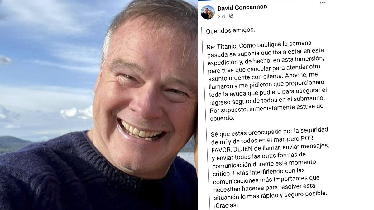 El explorador que halló la valija del argentino en el Titanic estuvo a ...