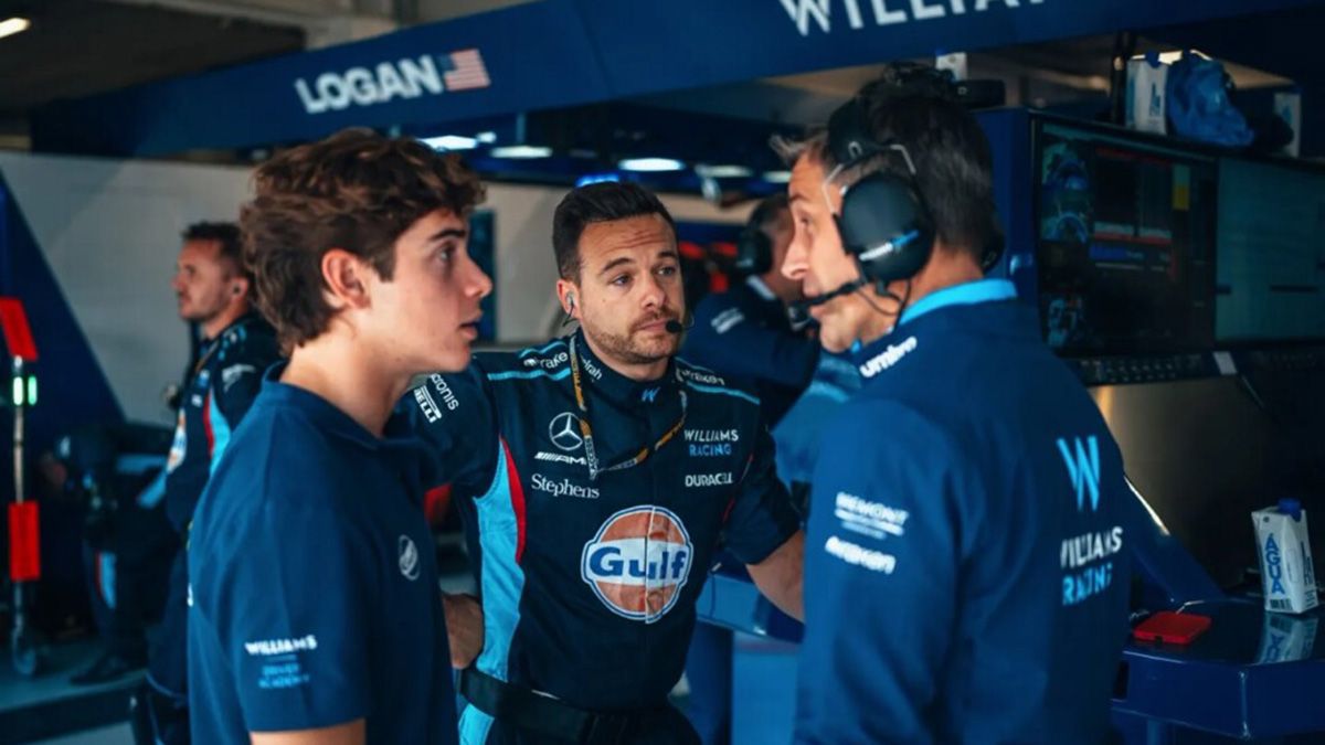 Franco Colapinto y su gran día, probar el Williams de Fórmula 1 en Abu ...