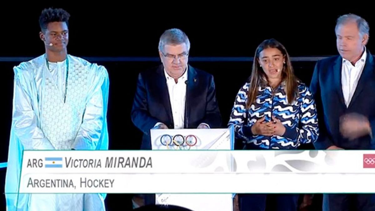 Victoria Miranda habló en la ceremonia Inaugural los Juegos