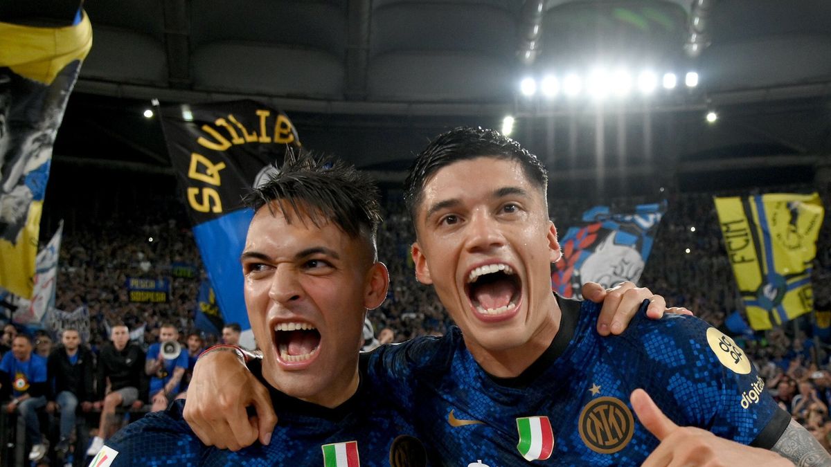 Martínez y Correa, campeones con el Inter de la Copa Italia