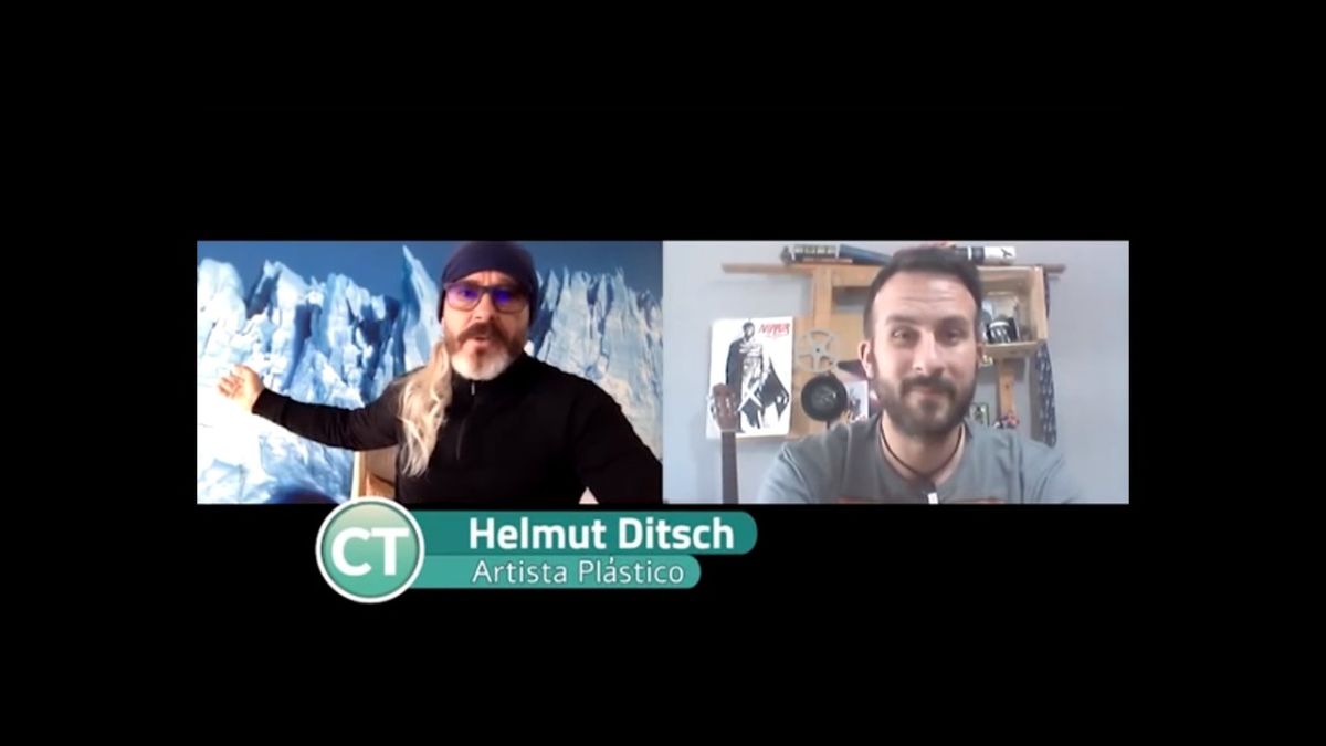 Helmut Ditsch: No encuentro diferencia entre pintar o escalar una montaña