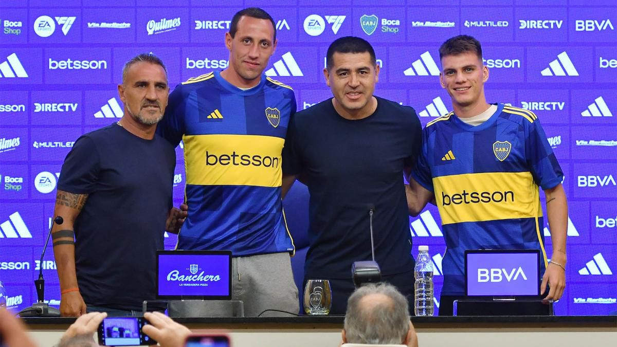 Boca presentó oficialmente a Lema y Zenón, los nuevos refuerzos de la ...