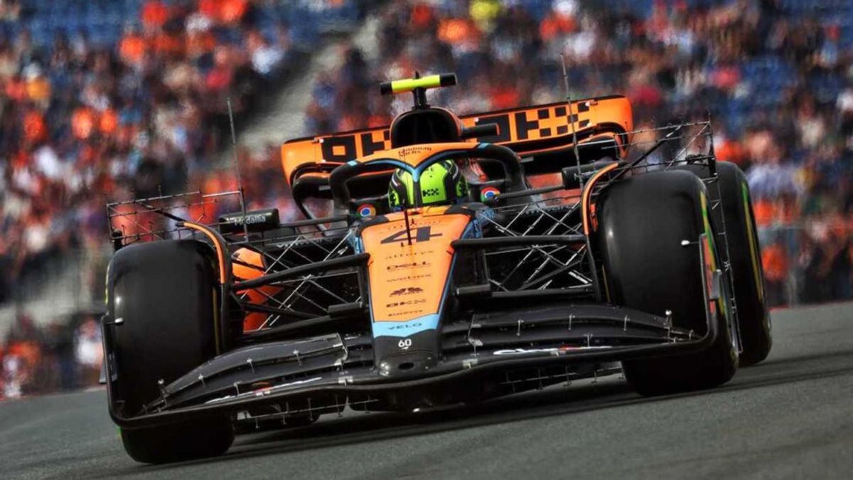 Lando Norris con el mejor tiempo en el primer día de actividad en el Gran Premio de Países Bajos