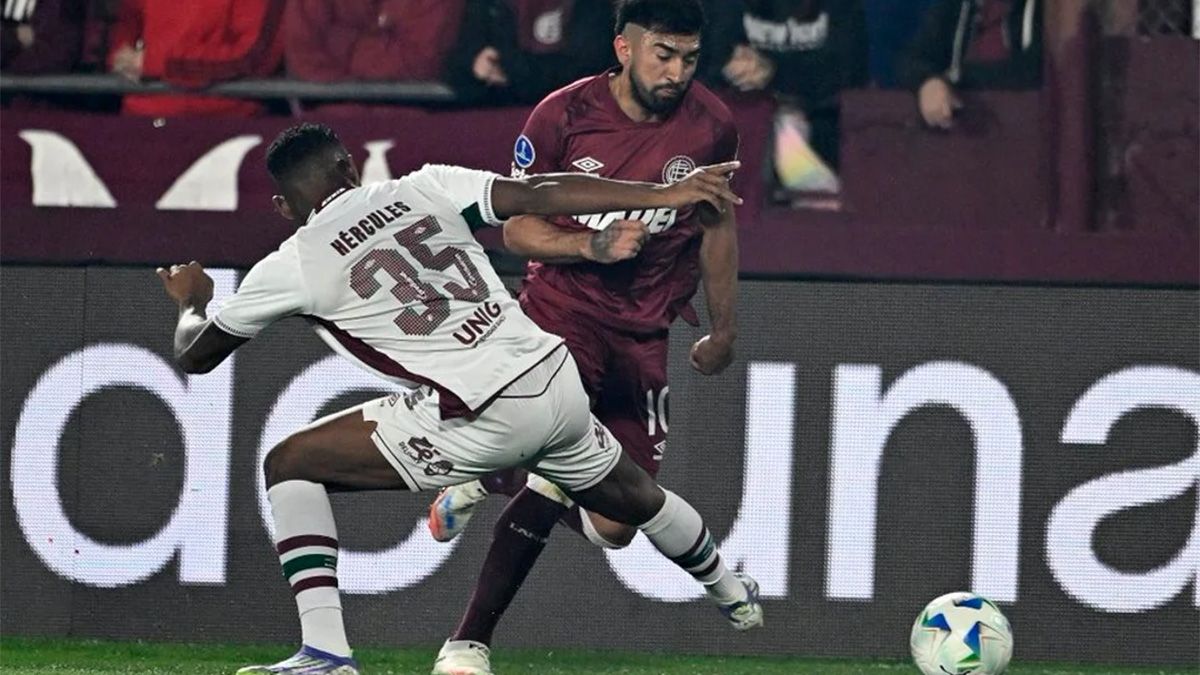 Agónico triunfo de Lanús frente a Fluminense en los cuartos de final de ...
