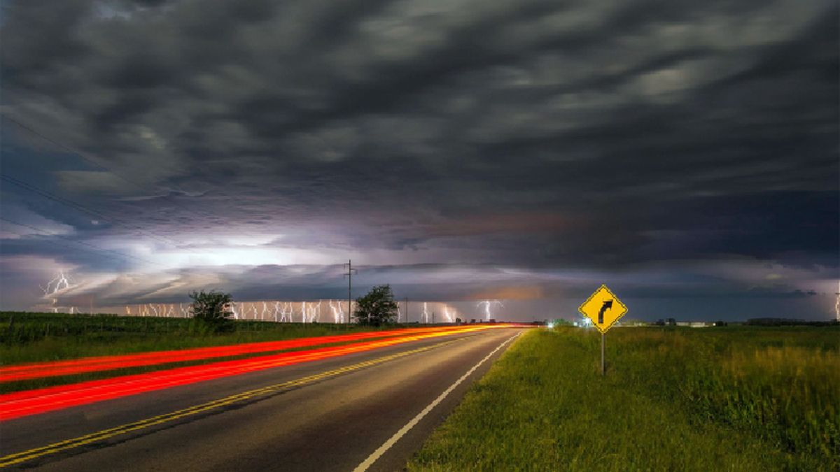 La tormenta más eléctrica del mundo, la foto de un sampachense ...